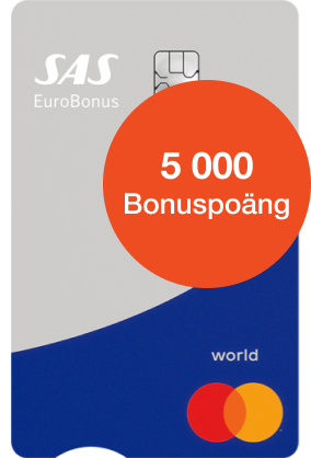 SAS EuroBonus Mastercard - allt du behöver i ett kort